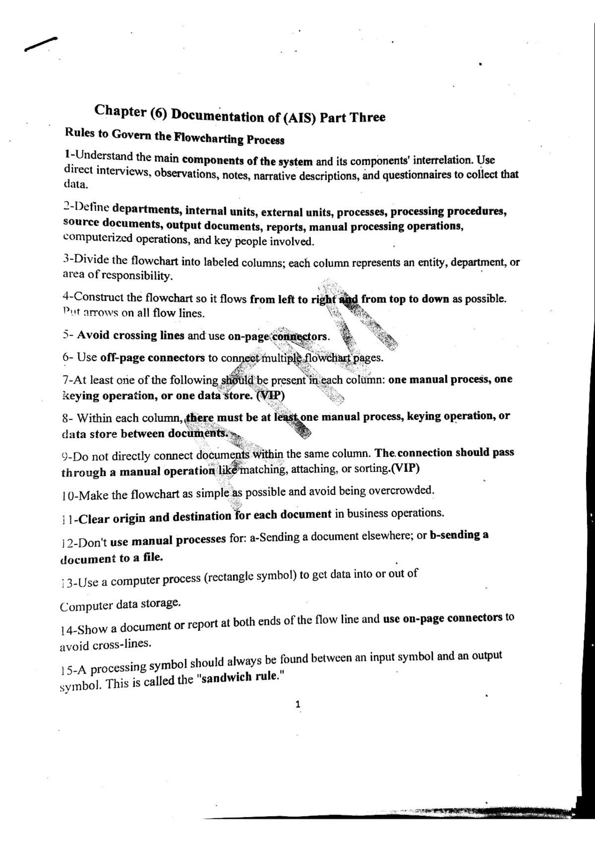 Accounting information systems ch 6 summary documentation, definitions ...