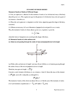 Harmonic Oscillator 1 - Complementary Physics I (Mechanics) - Studocu