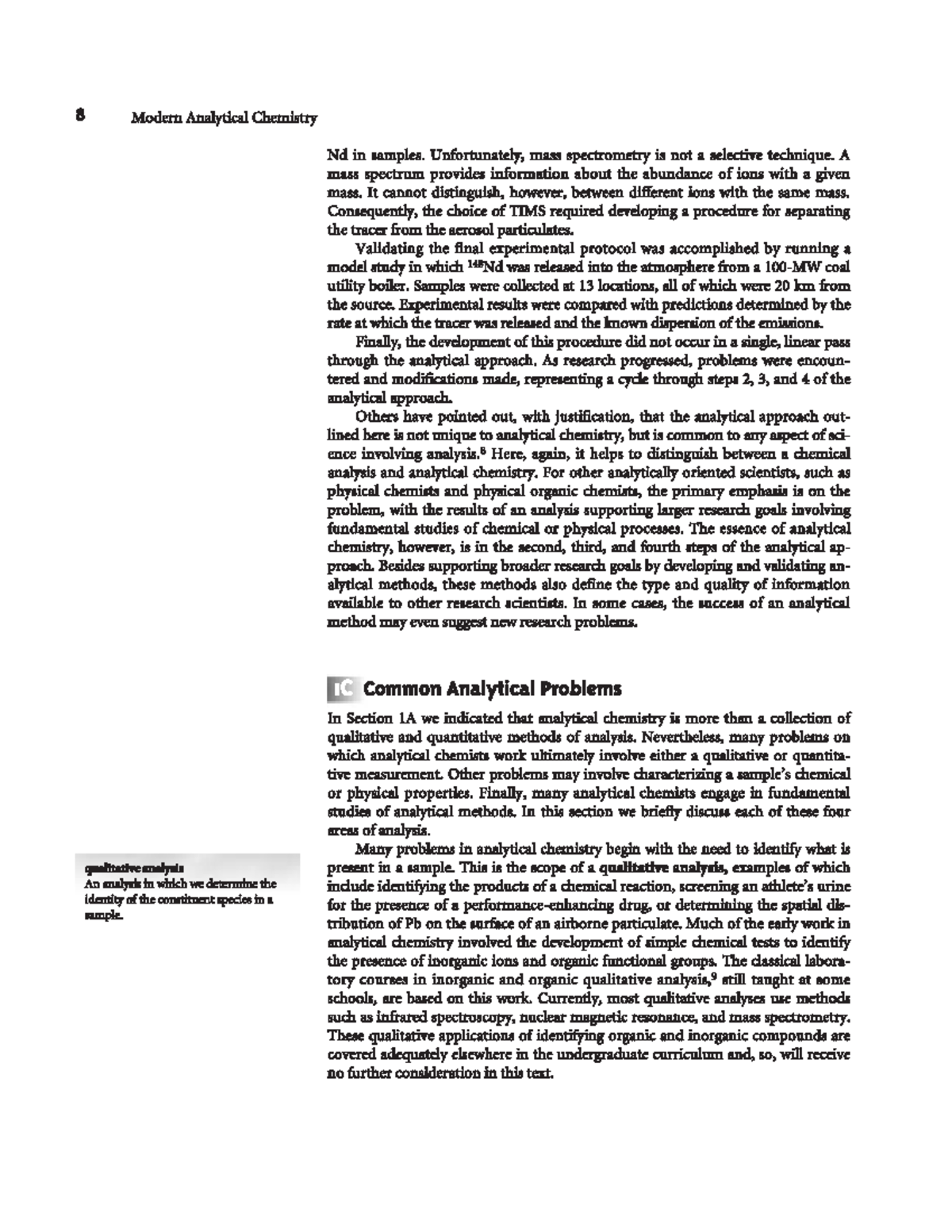 Common Analytical Problems - Analytical Chemistry - Studocu