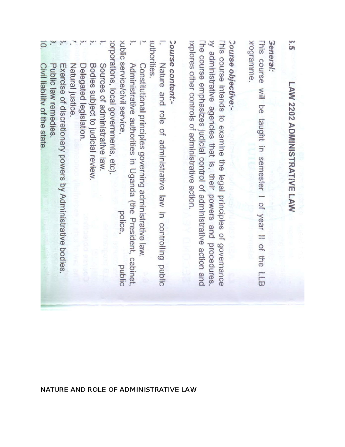 Null-3-1 - evidence and application - NATURE AND ROLE OF ADMINISTRATIVE ...