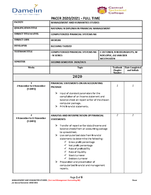 CFS N6 Damelin - STUDY GUIDE NATIONAL N DIPLOMA IN FINANCIAL MANAGEMENT ...