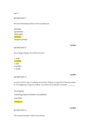 Excercse 33 part 2 - A&P2 Excercise 33 Part 2 Homework - HW: Exercise ...
