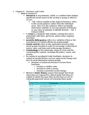 Soc ch 7 - Chapter 7 - Chapter 7 - Class and Stratification in the ...