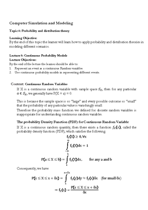 Computer Workload and Preparation of its Models - Computer Simulation ...