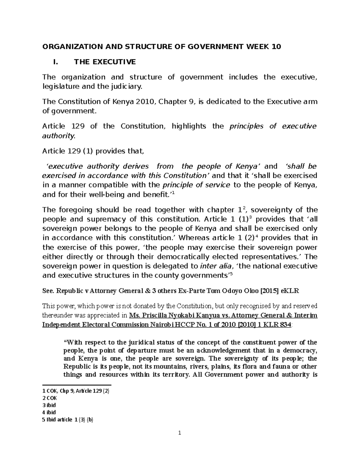 3 E Lecture Organization AND Structure OF Government WEEK 10 (Autosaved ...