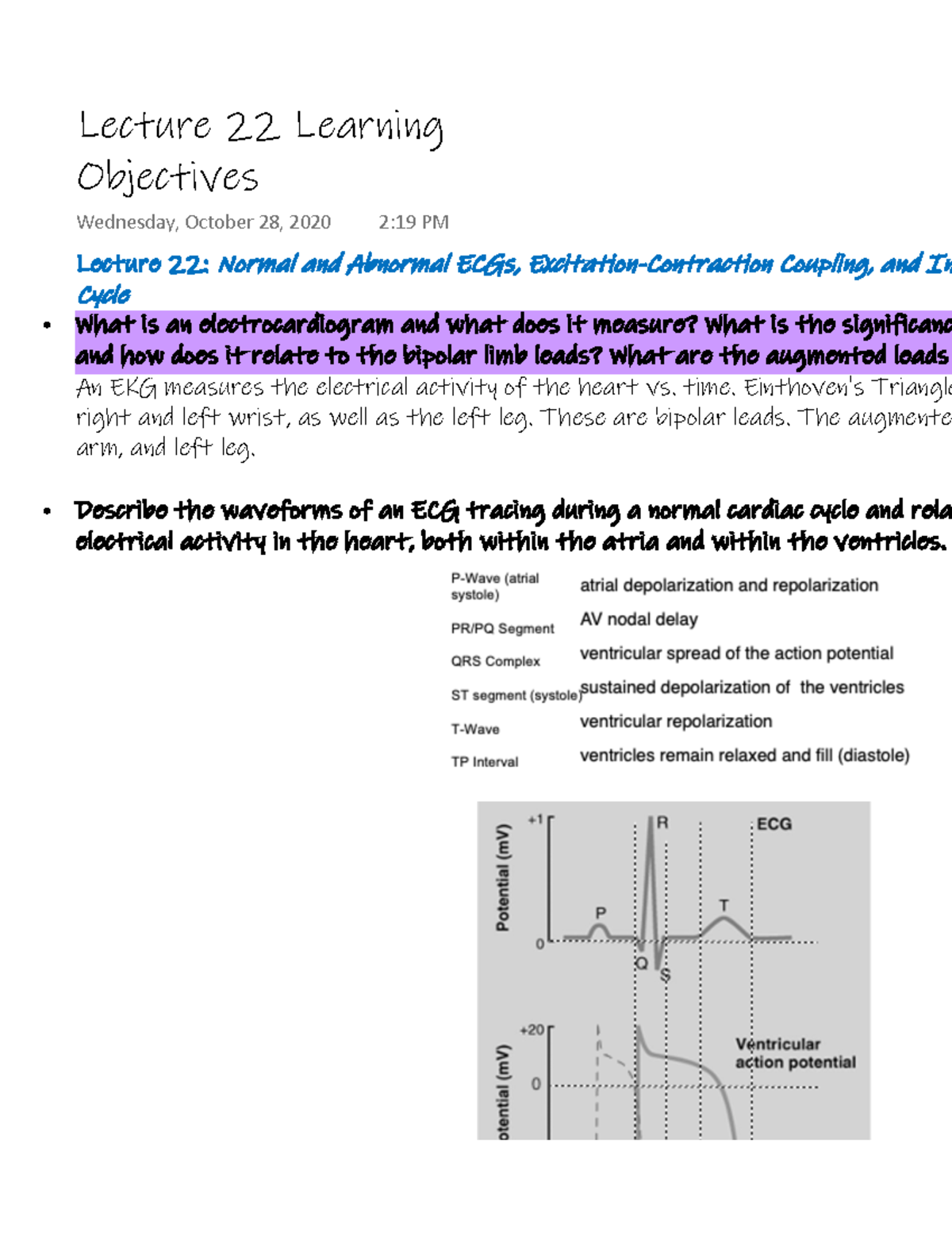 Lecture 22 Learning Objectives - PSL 431 - MSU - Studocu