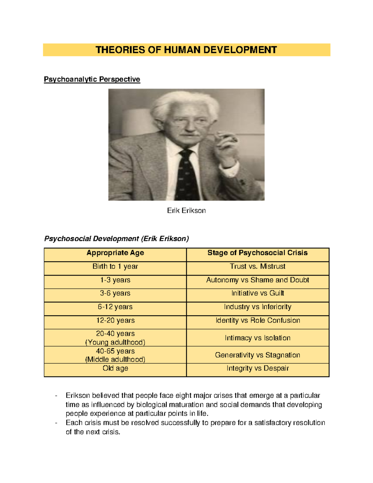 Theories of Human Development - THEORIES OF HUMAN DEVELOPMENT ...
