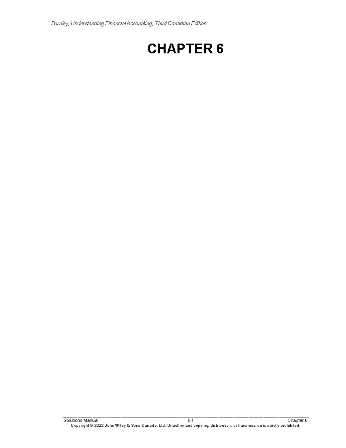 Solutions ch06 assigned problems - CHAPTER 6 - Studocu