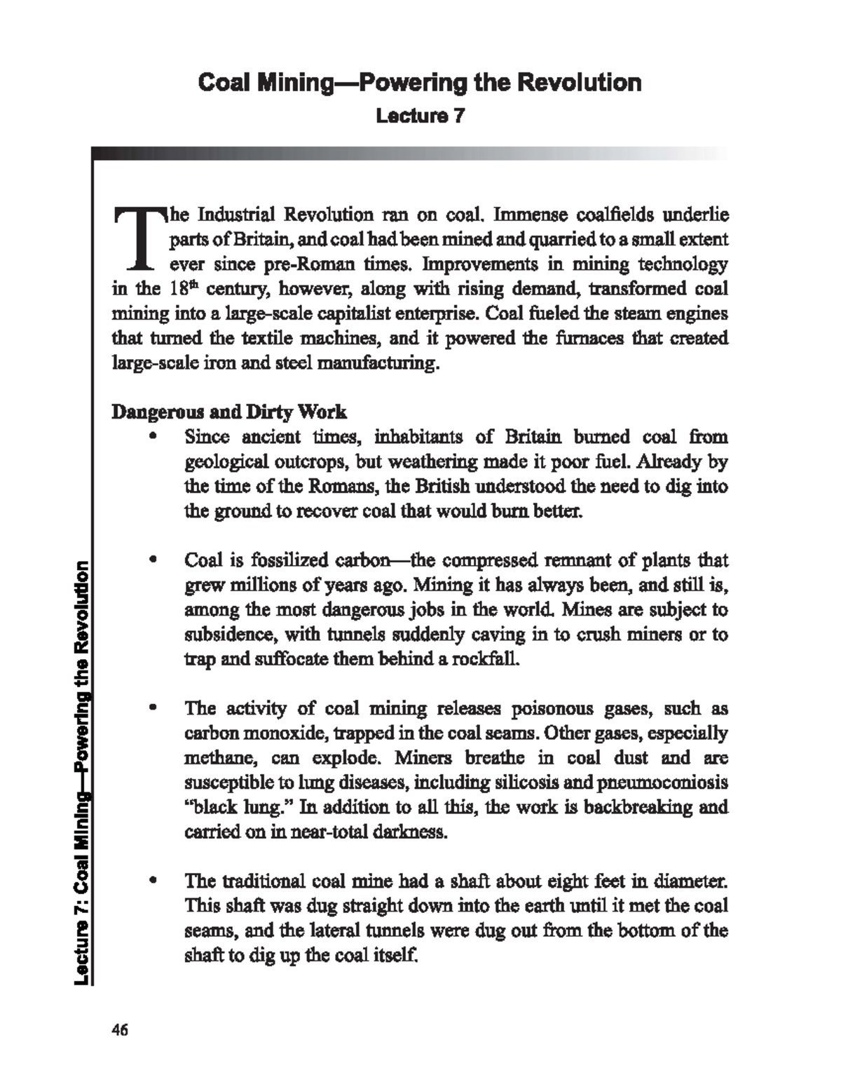 Industrial Revolution Coal Mining - MTCT201G - Studocu