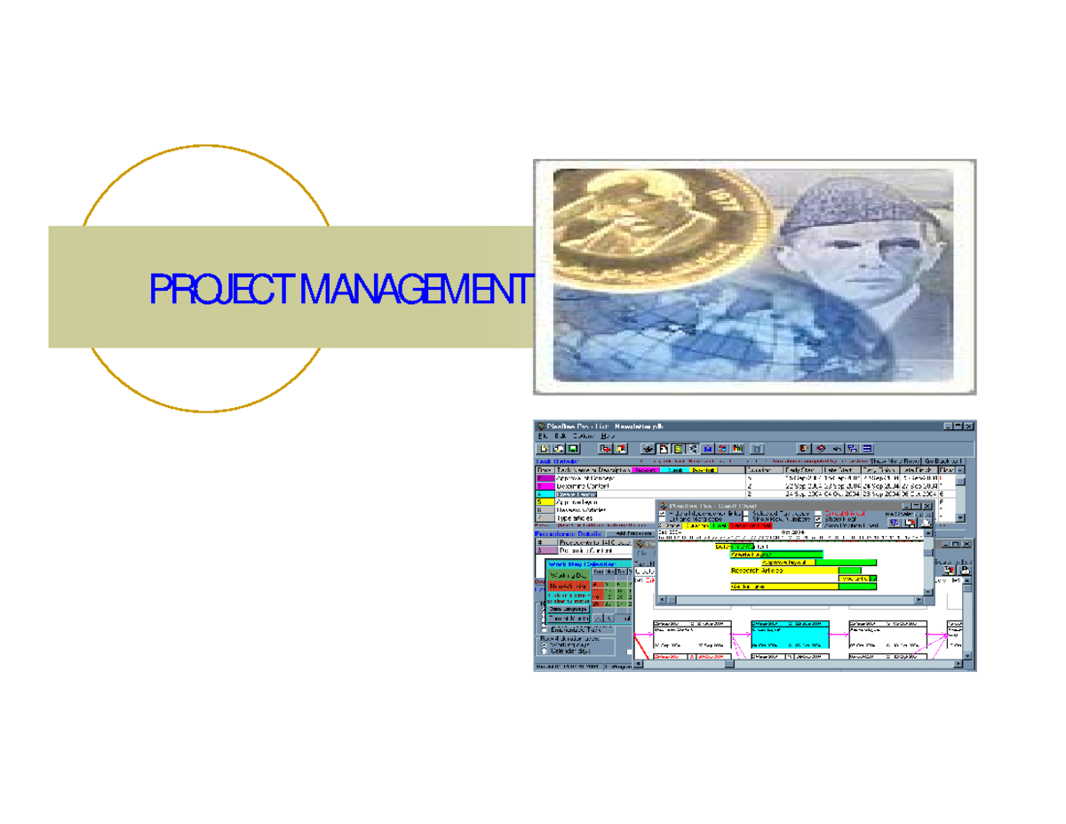 Chapter 4 Project Evaluation and Review Techniques (PERT) Ao N Part 1 ...