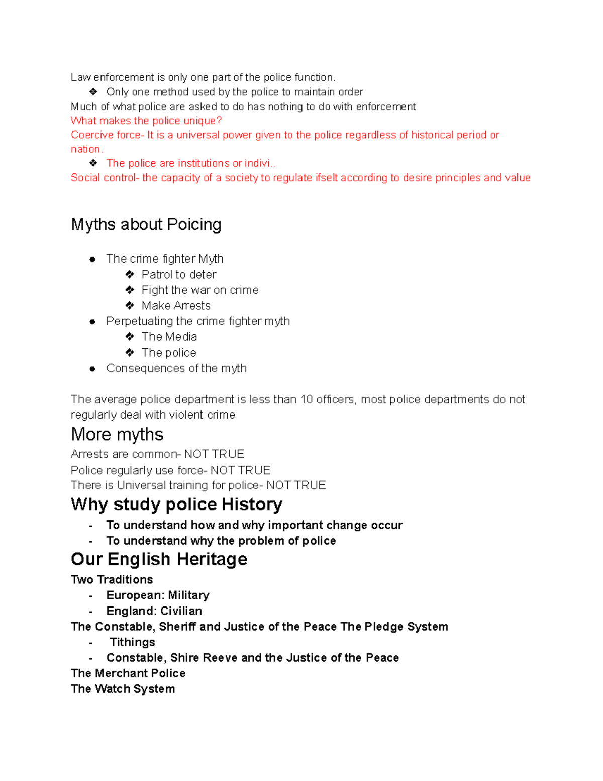 Untitled document - Dr. Melissa Morabito - Law enforcement is only one part of the police ...