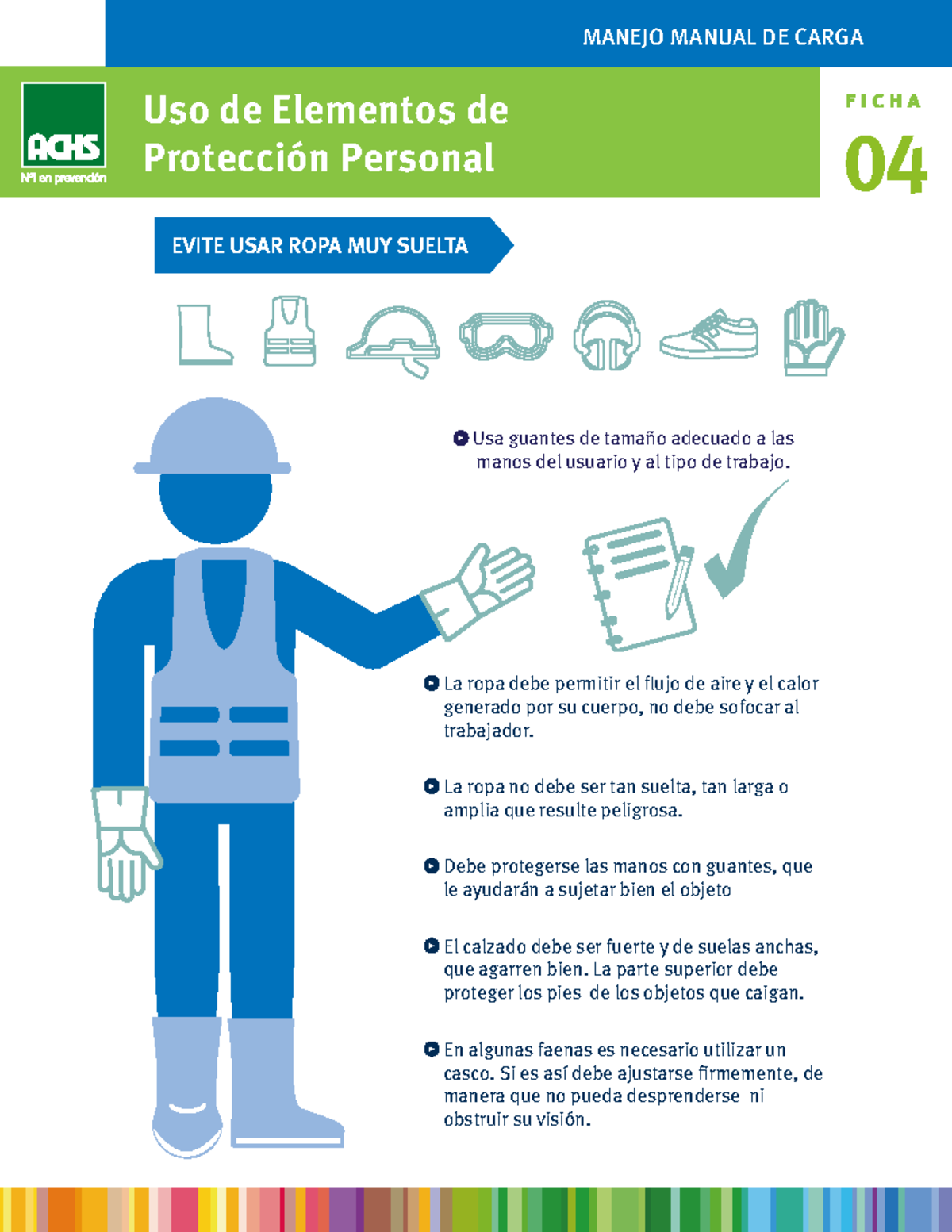 Uso de elementos de proteccion personal - MANEJO MANUAL DE CARGA Uso de Elementos de Protección ...