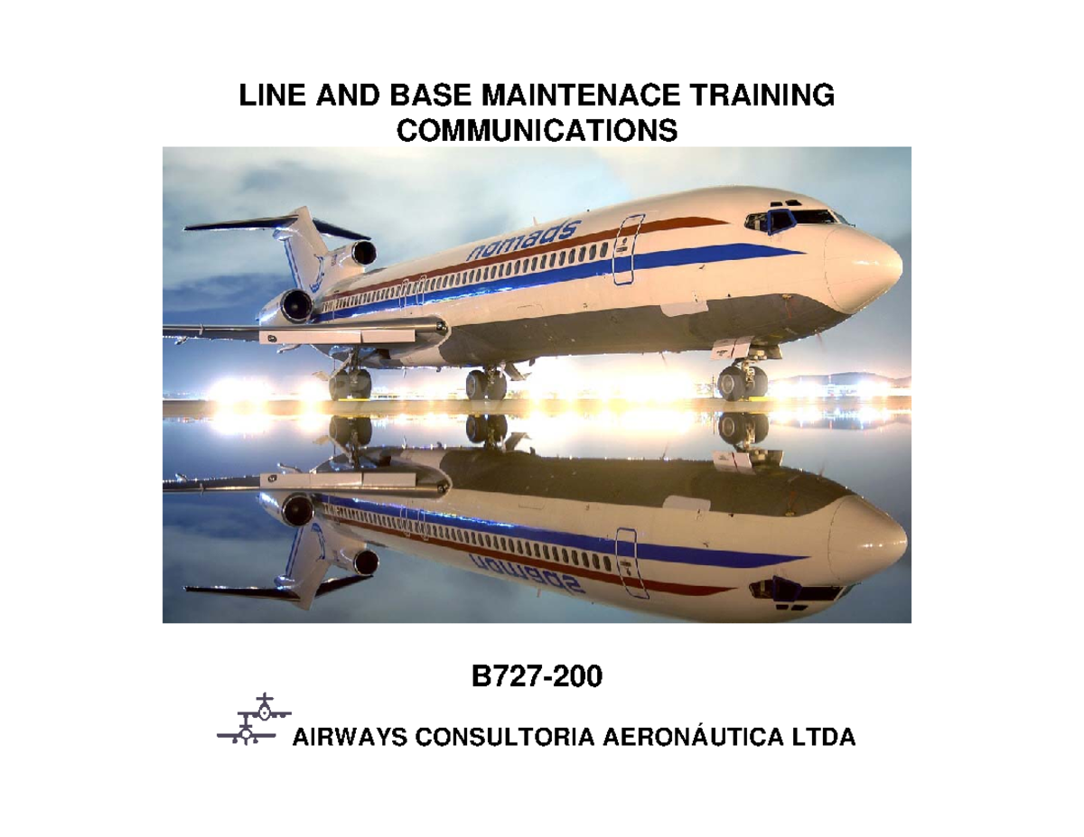 01. Boeing 727 - ATA 23 - Comunication - Aeronautica - UMSA - Studocu