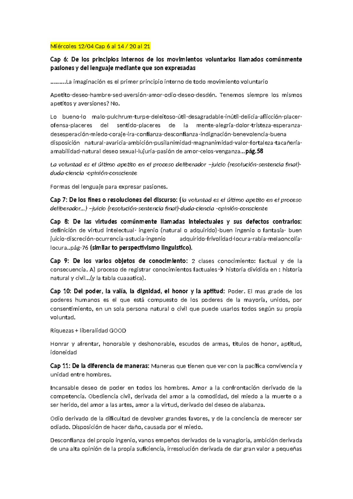 Notes Leviatán o la materia, forma y poder de un estado eclesiástico y ...