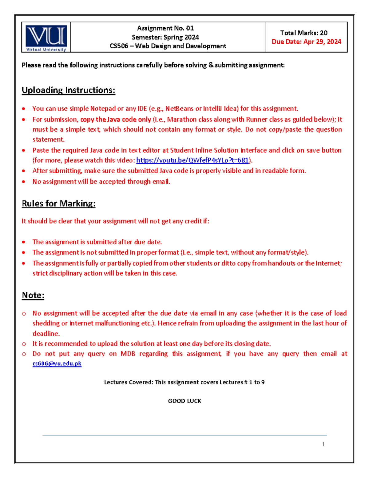 Spring 2024 CS506 1st assignment - Semester: Spring 2024 CS506 – Web Design and Development ...