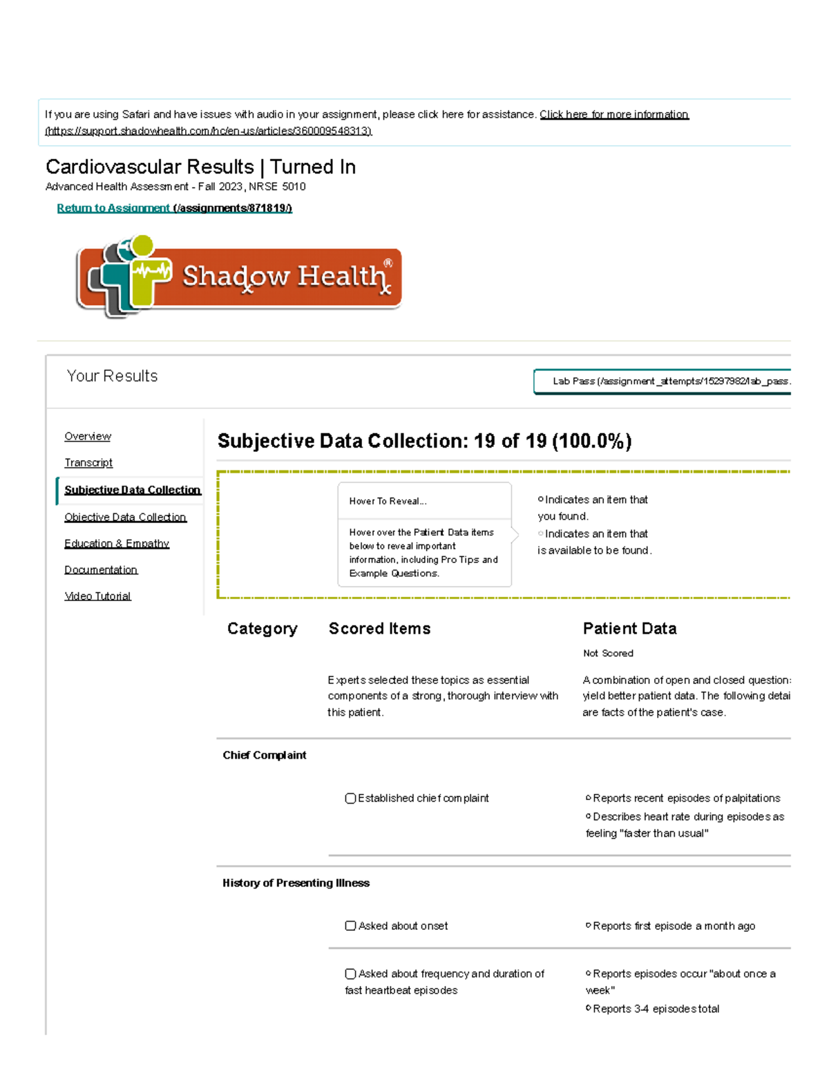 Shadow Health® │ Digital Clinical Experiences™ from Elsevier ...