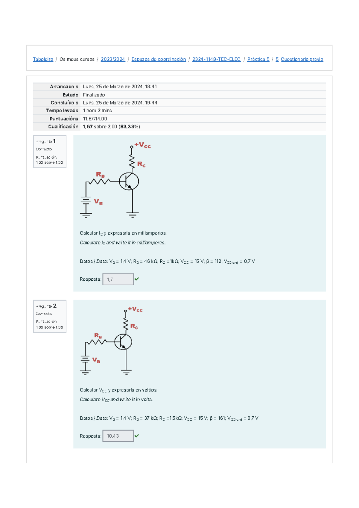 5 Cuestionario previo- Revisión do intento - Taboleiro / Os meus cursos ...