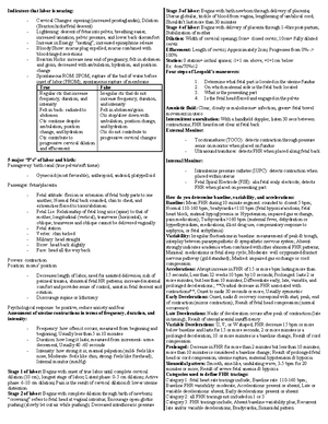 Module 4 Guide - postpartum study notes - Module 4 Guide: Normal & High ...