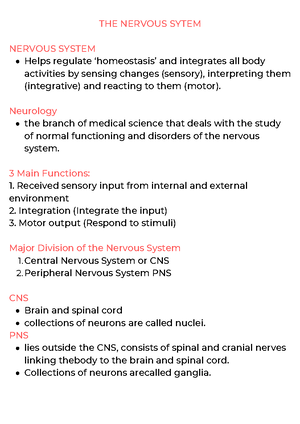 Anaphy 1 - Lecture notes 1 - Anatomy and Physiology - DHVSU - Studocu