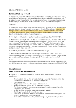 Gordon - The Wilton Diptych - Studocu