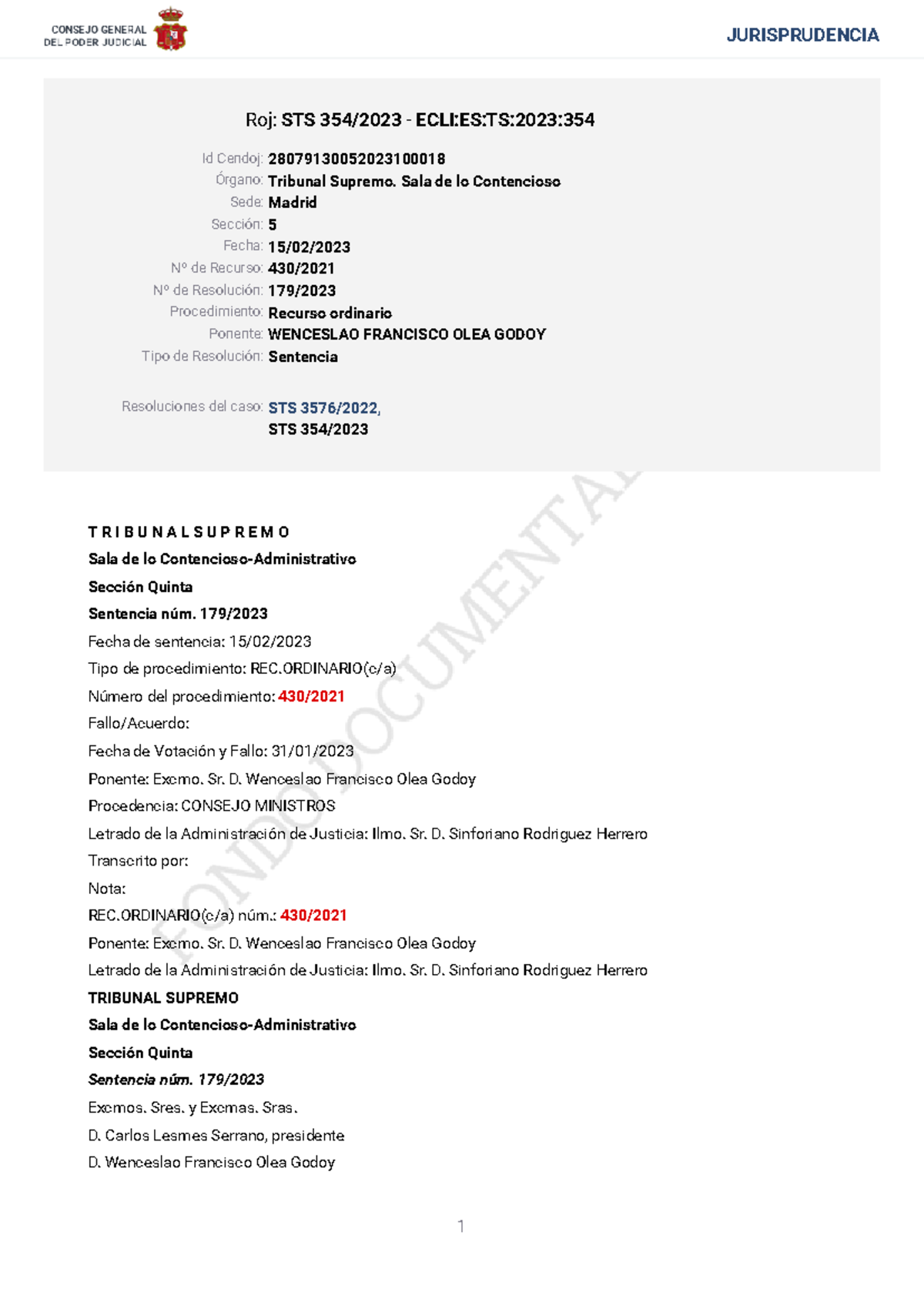 STS 354 2023 culpabilidad y proporcionalidad - Roj: STS 354/2023 - ECLI:ES:TS:2023: Id Cendoj ...