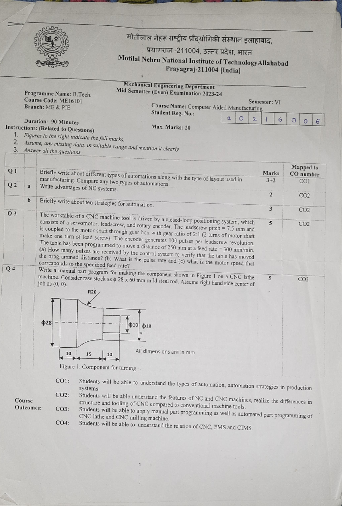 Pyqs 5th sem - 5th sem pyqs - Instructions: (Related to Questions) 3. Q Programme Name: B ...