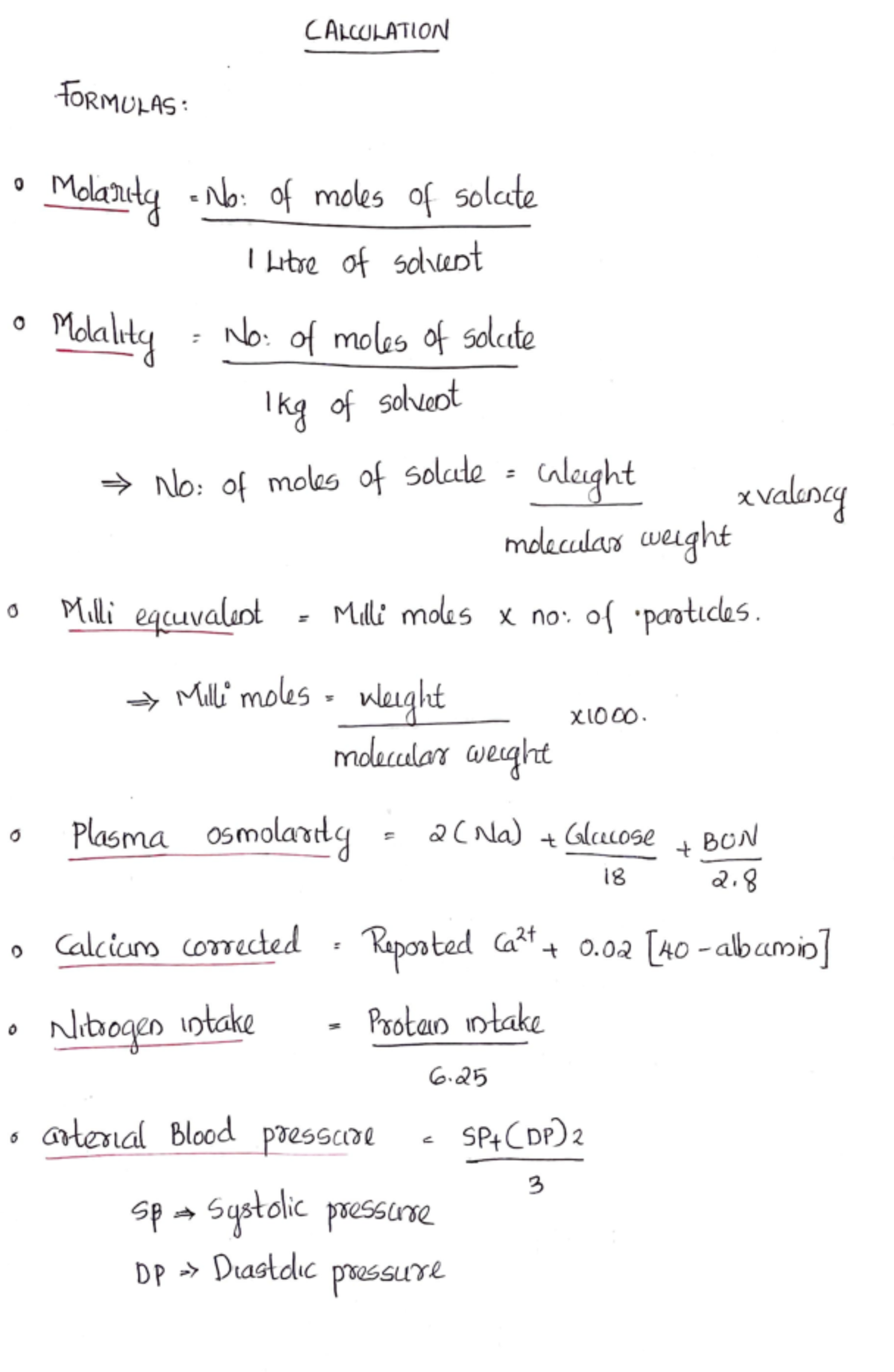 Calculation, PE - Good - 0 Mola:'.llt-li "1\b'. of moles o{- solak ...