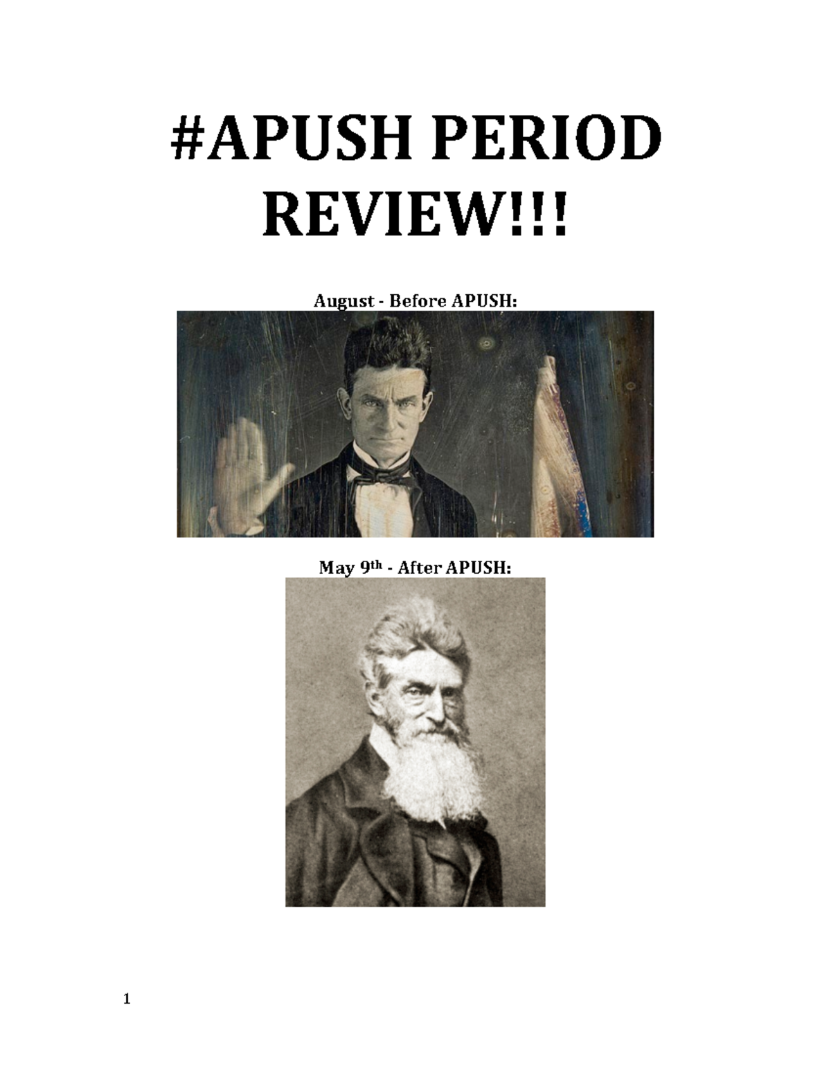 Apush Period 1-9 Study Guide - #APUSH PERIOD REVIEW!!! August ...