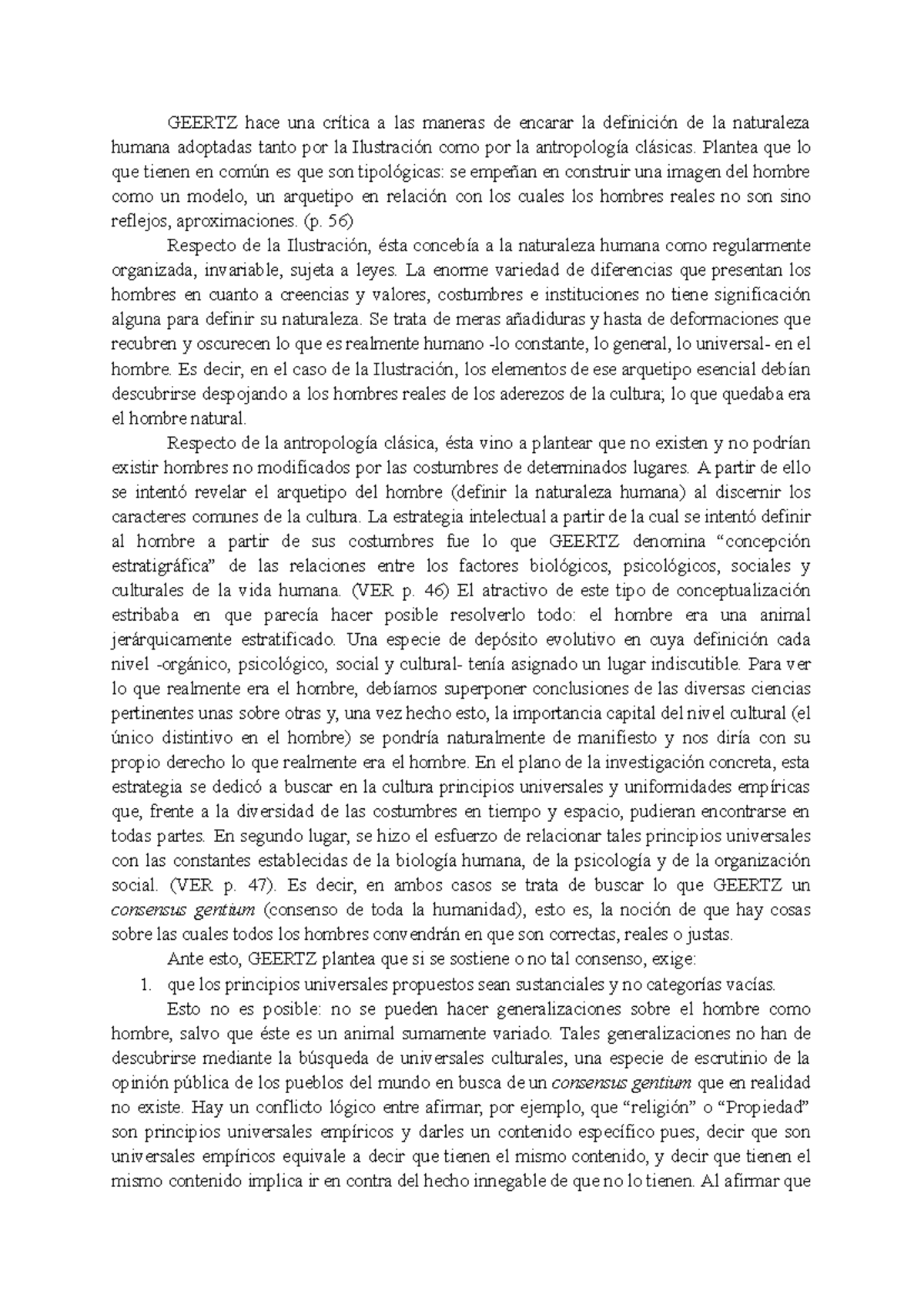 Geertz, Clifford. 1986. -El impacto del concepto de cultura en el ...