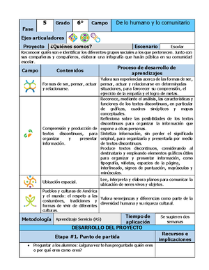 Avance Programa Sintético Fase 4 - Avance del contenido del Programa ...