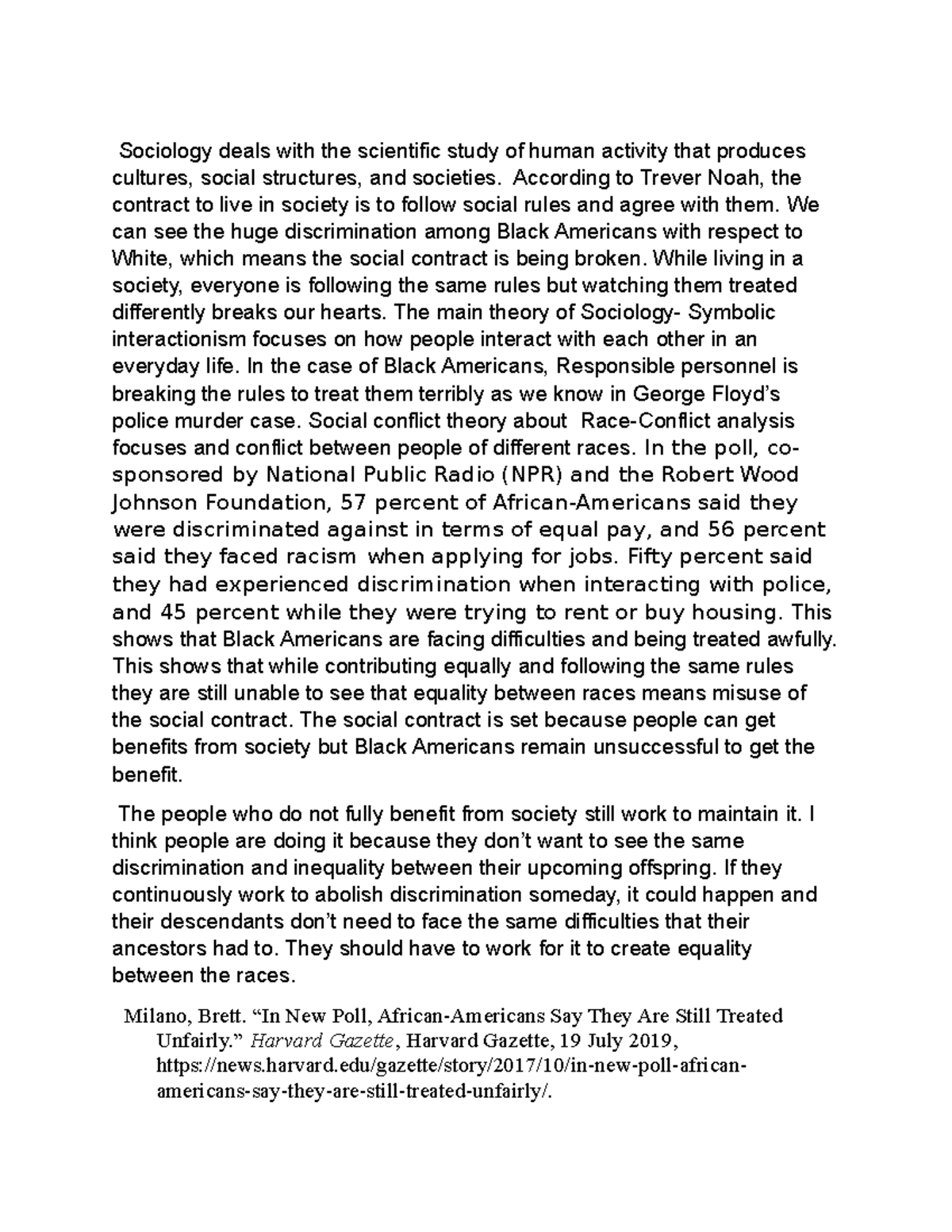 Sociology Discussion - Sociology deals with the scientific study of ...