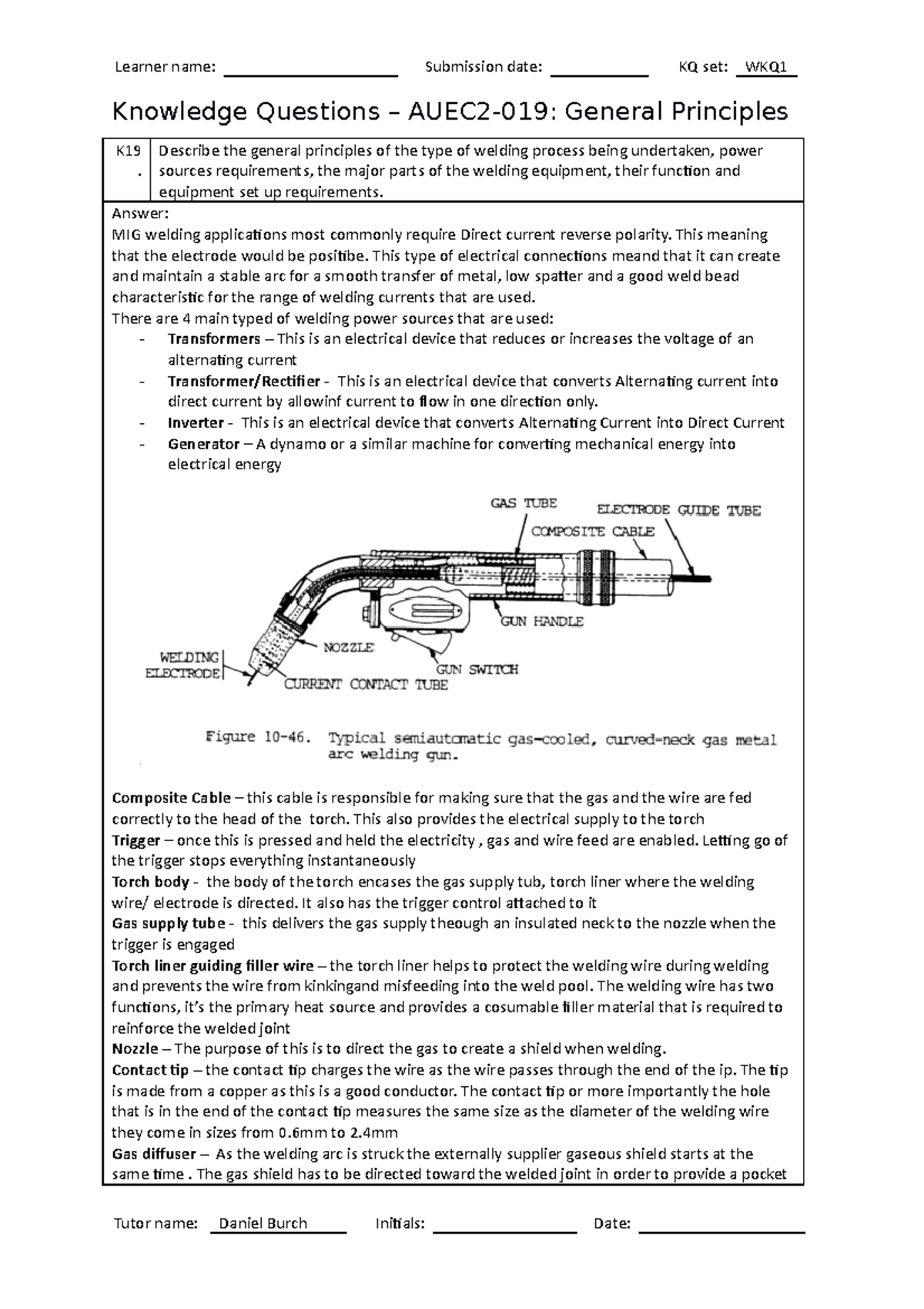 Set 1 019 - SET OF UNIT 019 - Learner name: Submission date: KQ set ...