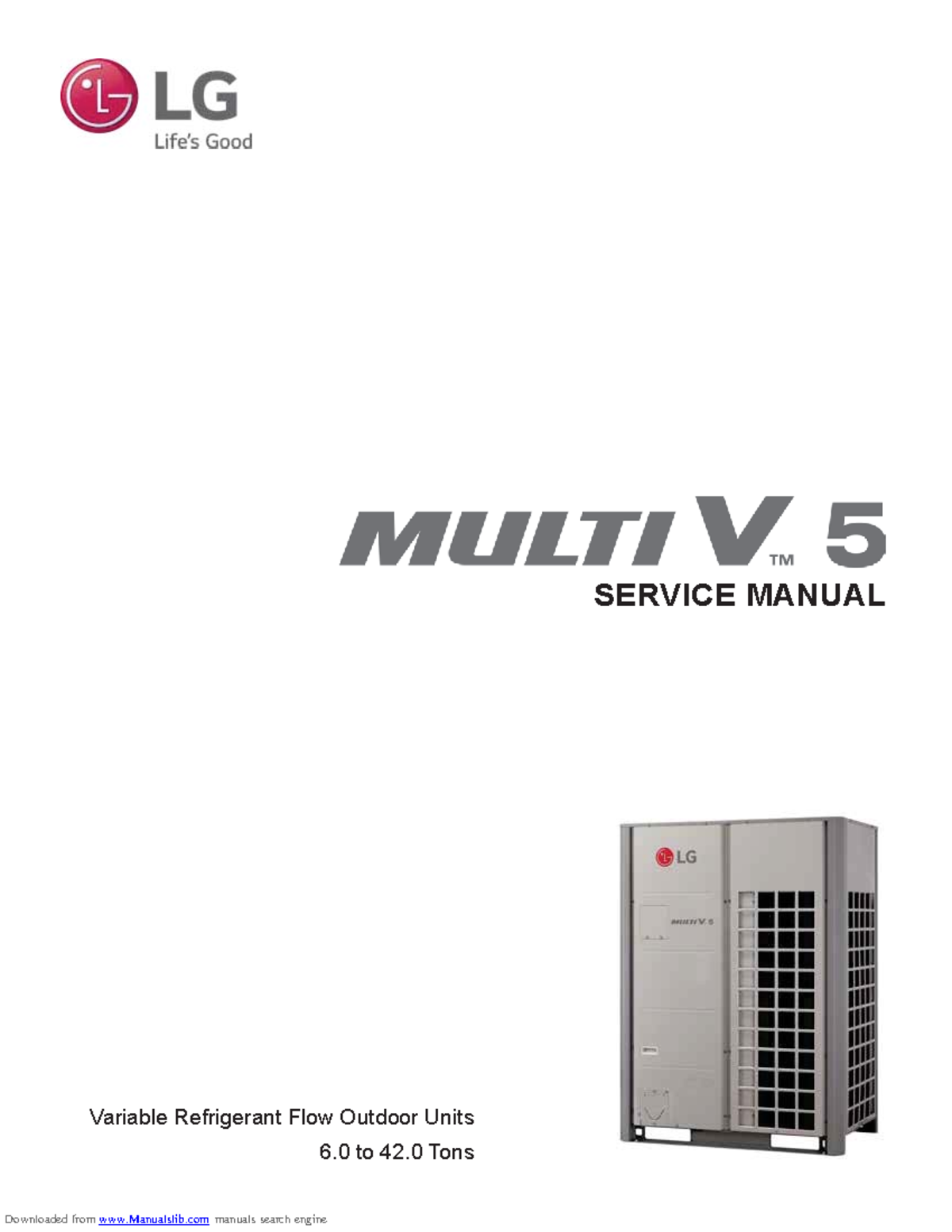 Multi v5 - asdf - SERVICE MANUAL Variable Refrigerant Flow Outdoor ...