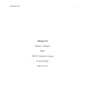 CHE 320 Final Project - Final Project: Analysis Paper Briana Fuller ...