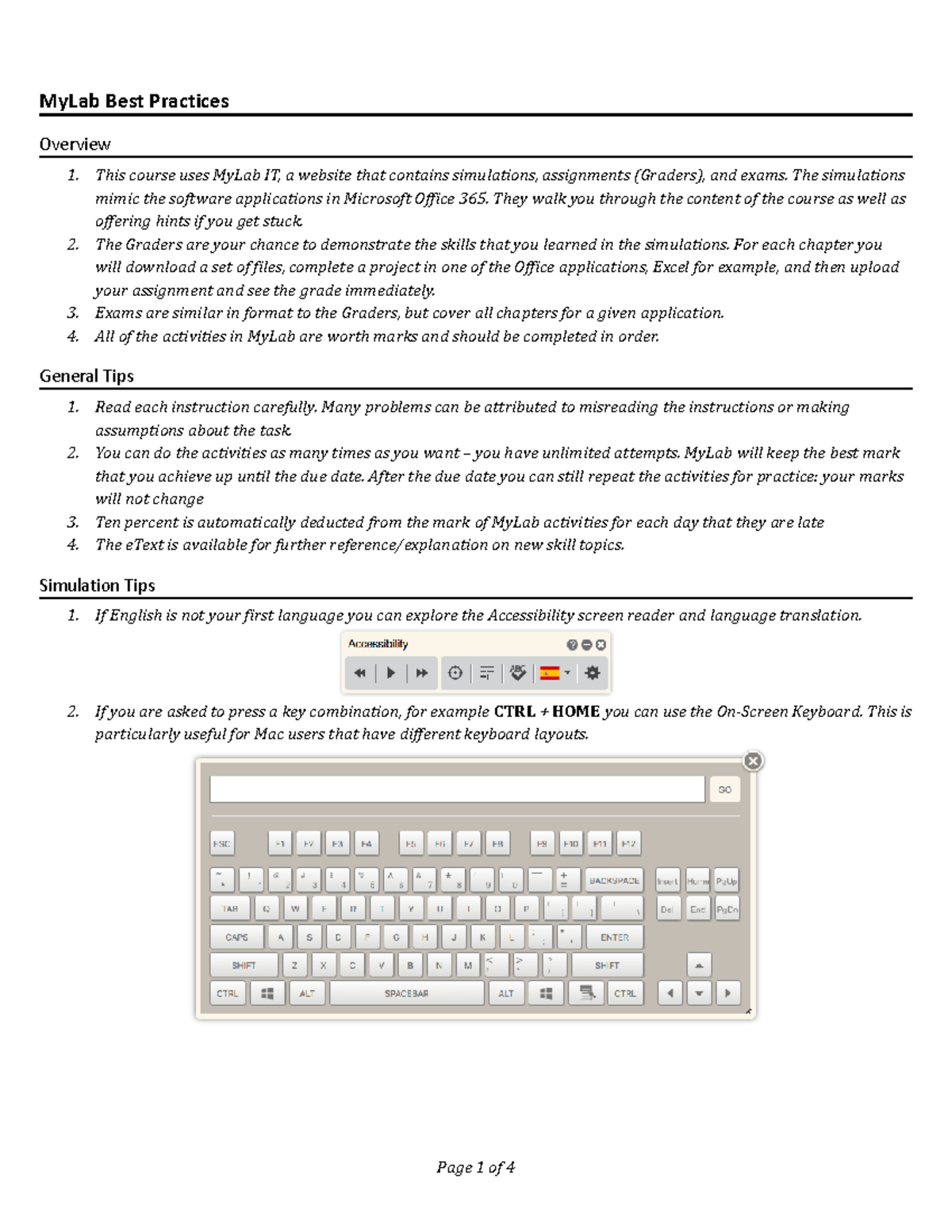 My Lab Best Practices - handout - MyLab Best Practices Overview This ...
