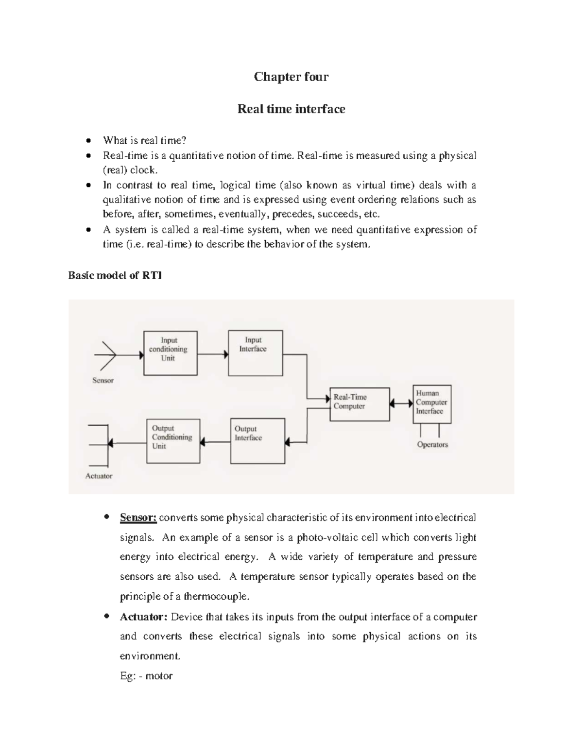 Chapter four real time interface - Chapter four Real time interface ...