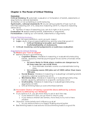 Phil 140 intuitive vs rational judgement - Critical Thinking Intuitive ...