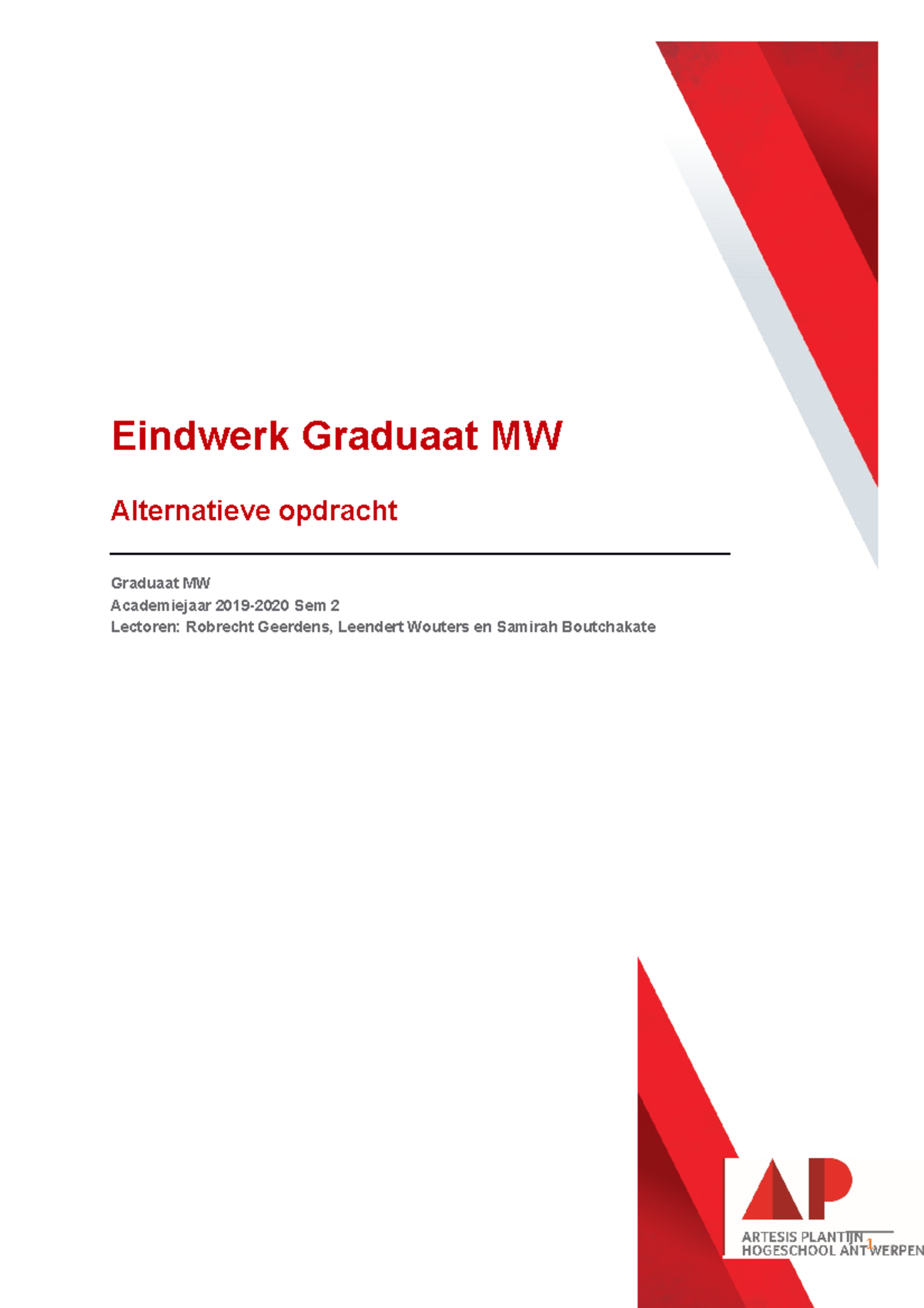 Eindwerk Maatschappelijk werk stage cliëntbegeleiding_ Nick Asselberghs ...