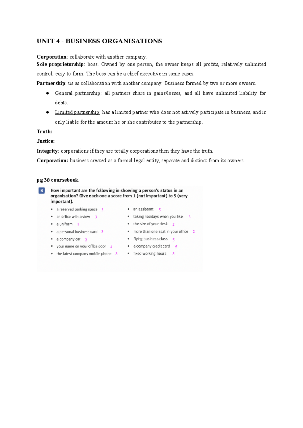 UNIT 4 - Tema 4 - UNIT 4 - BUSINESS ORGANISATIONS Corporation ...