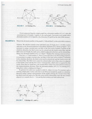 Graph coloring page 4 - 2016/2017 - 616 8 Graphs EXAllIPLE 2 EXAMPLE 3 ...