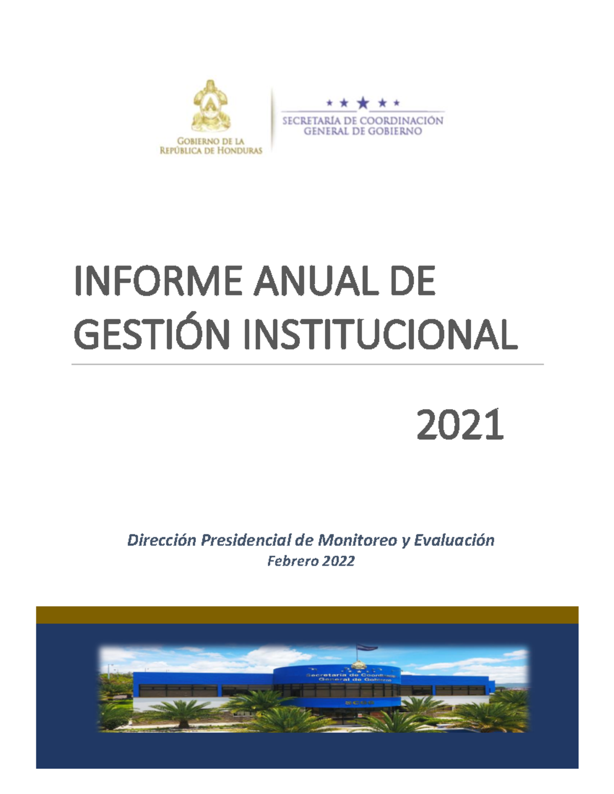 tareas informe anual gestion - INFORME ANUAL DE GESTIÓN INSTITUCIONAL Dirección Presidencial de ...