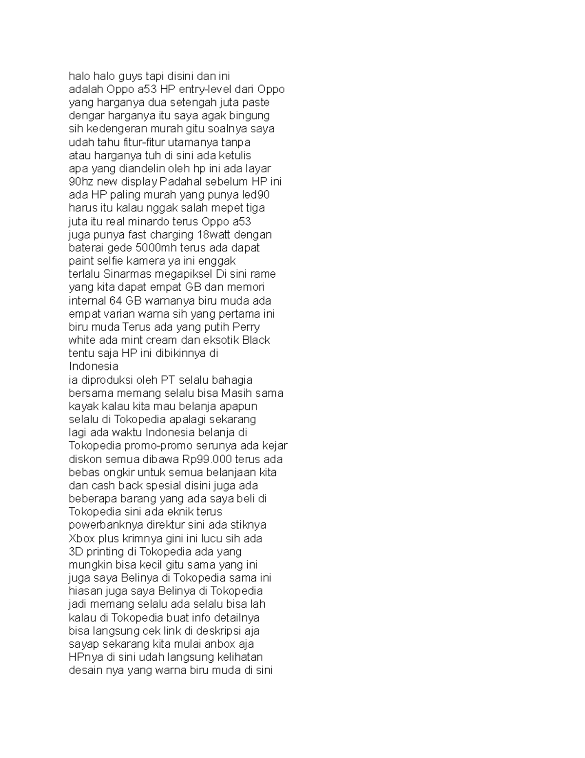 Rp2.5 Juta Unboxing OPPO A53 Indonesia - halo halo guys tapi disini dan ini adalah Oppo a53 HP ...