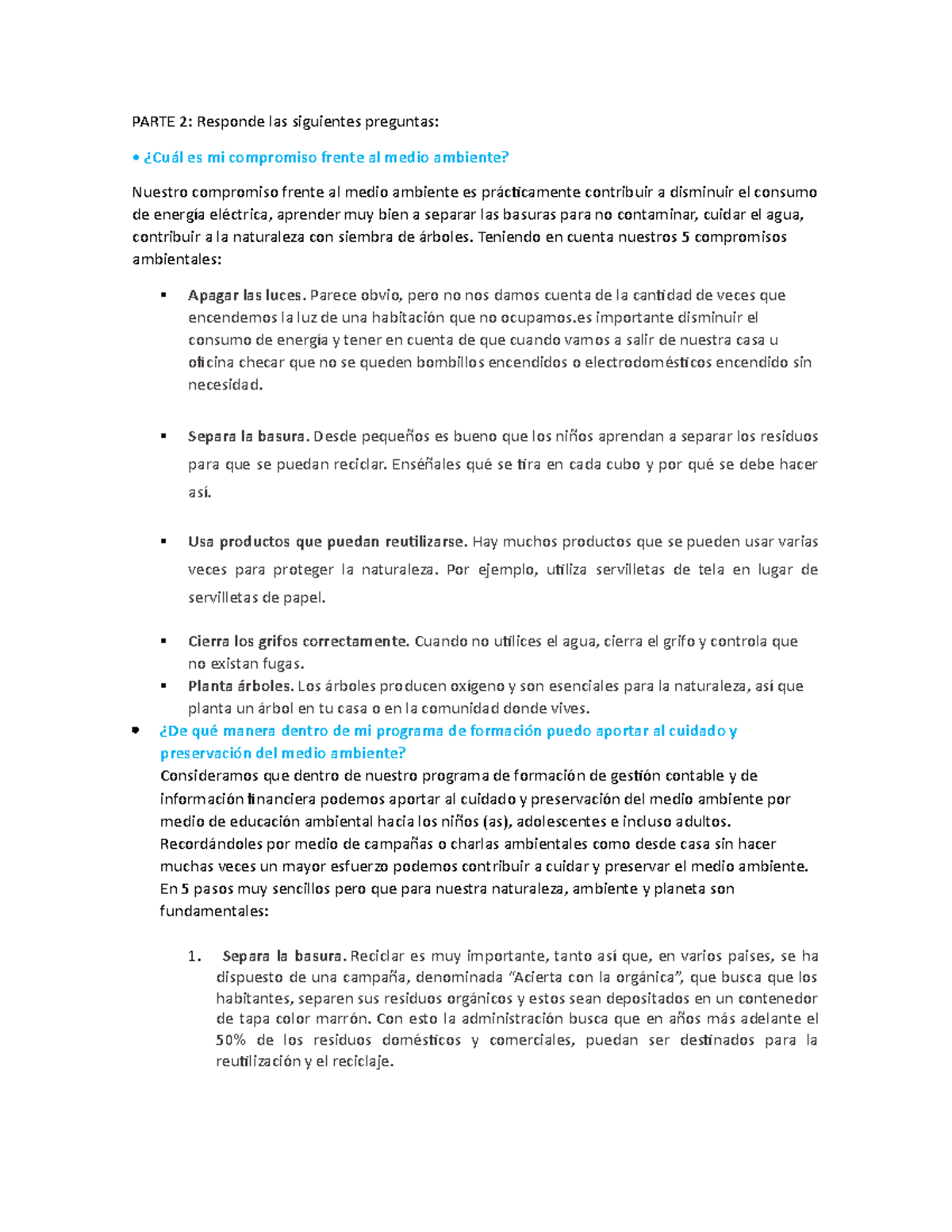 Parte 2 - Apuntes 123 - PARTE 2: Responde las siguientes preguntas ...