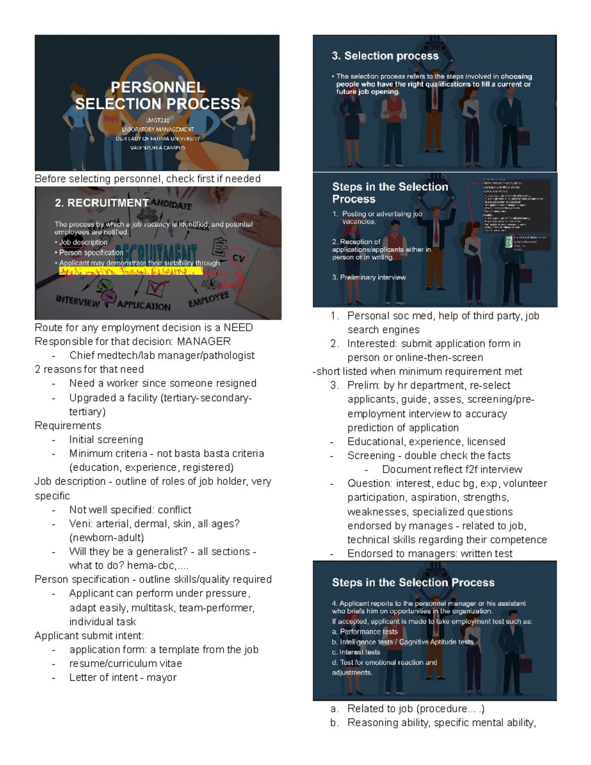 Personnel Selection Process - Before selecting personnel, check first ...