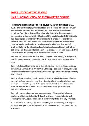 Chapter 4, Notes. Class-12 - CHAPTER - 4, PSYCHOLOGICAL DISORDERS NOTES ...