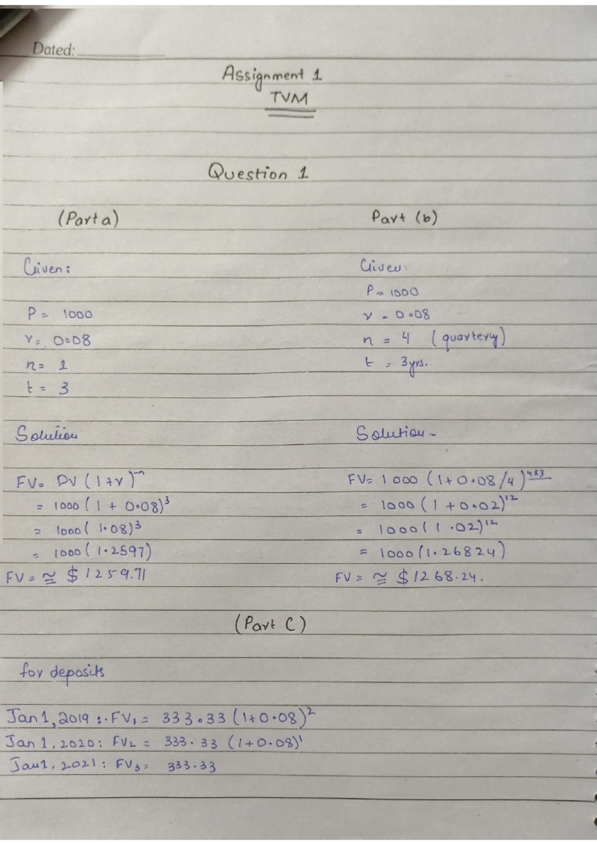 FMA assignment 1 - Iqra University - Studocu