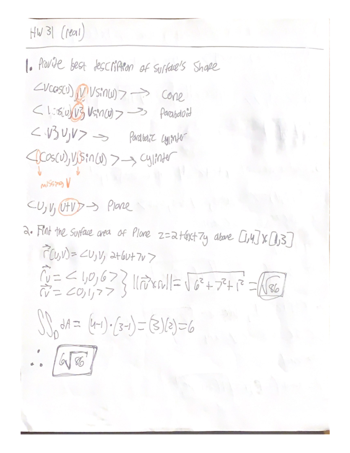 HW 31 - Ian manly office hour extra practice problems and examples for exam 3 - MAC 2313 - Studocu