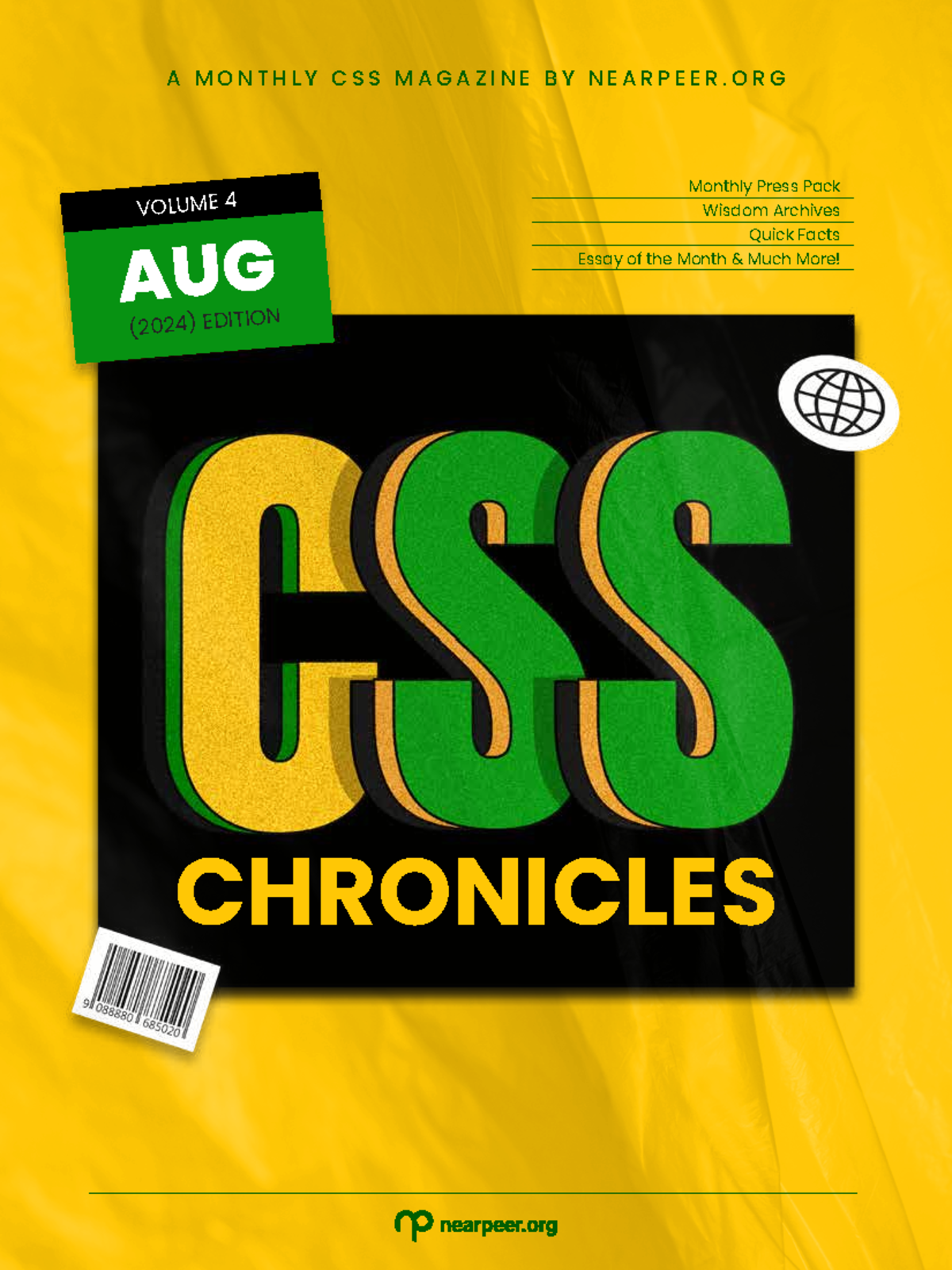CSS Chronicles (49th Issue) August 2024 Edition - Monthly Press Pack ...