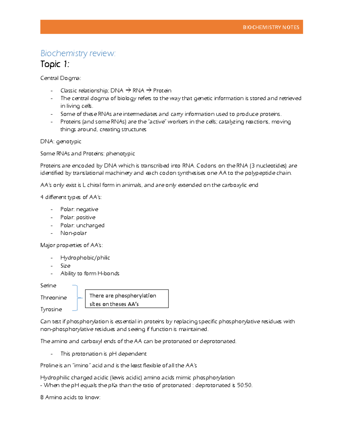 Biochem Notes Lecture Notes All Warning Tt Undefined Function 32 Warning Tt Undefined