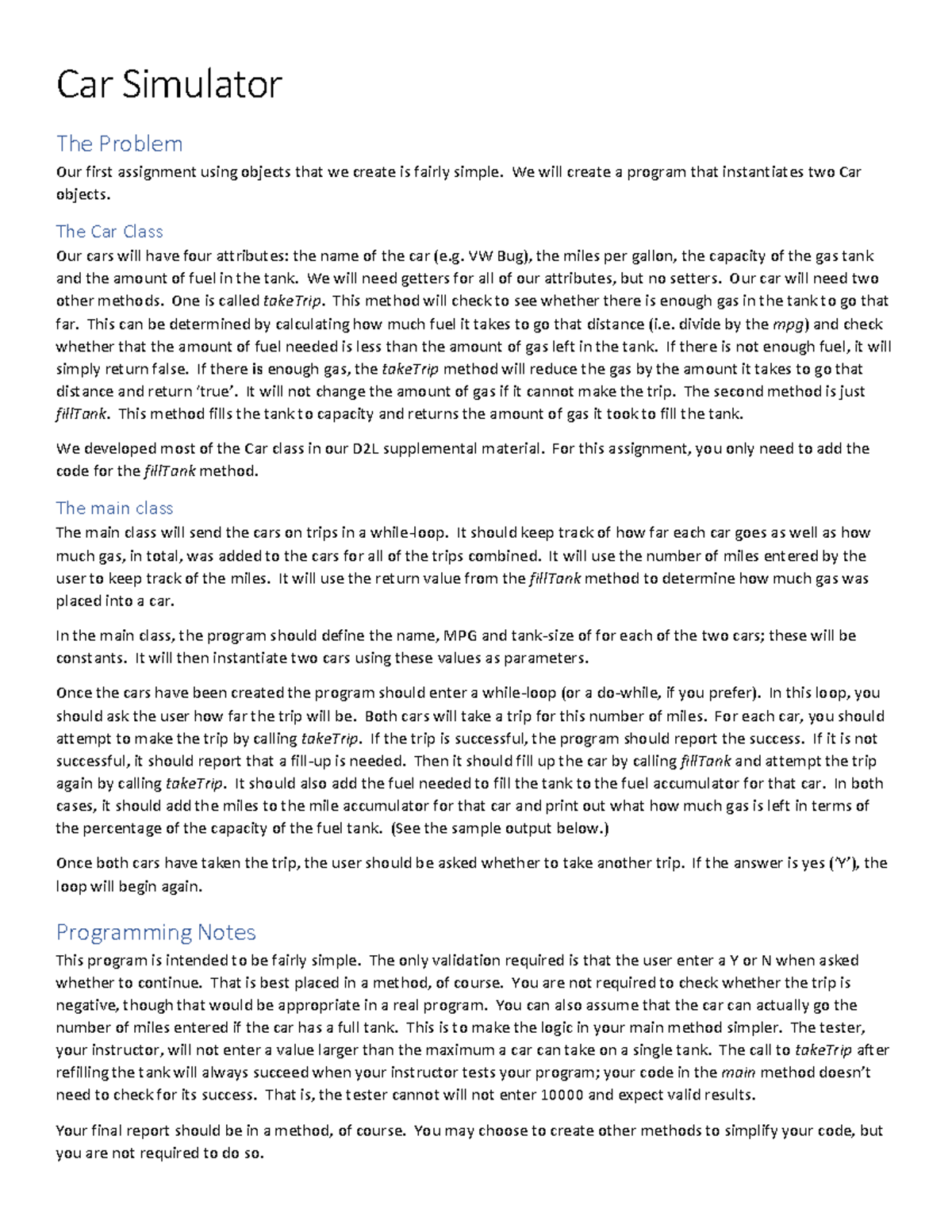 CPT 187 Program One - lecture note with examples of the lesson. Lesson ...